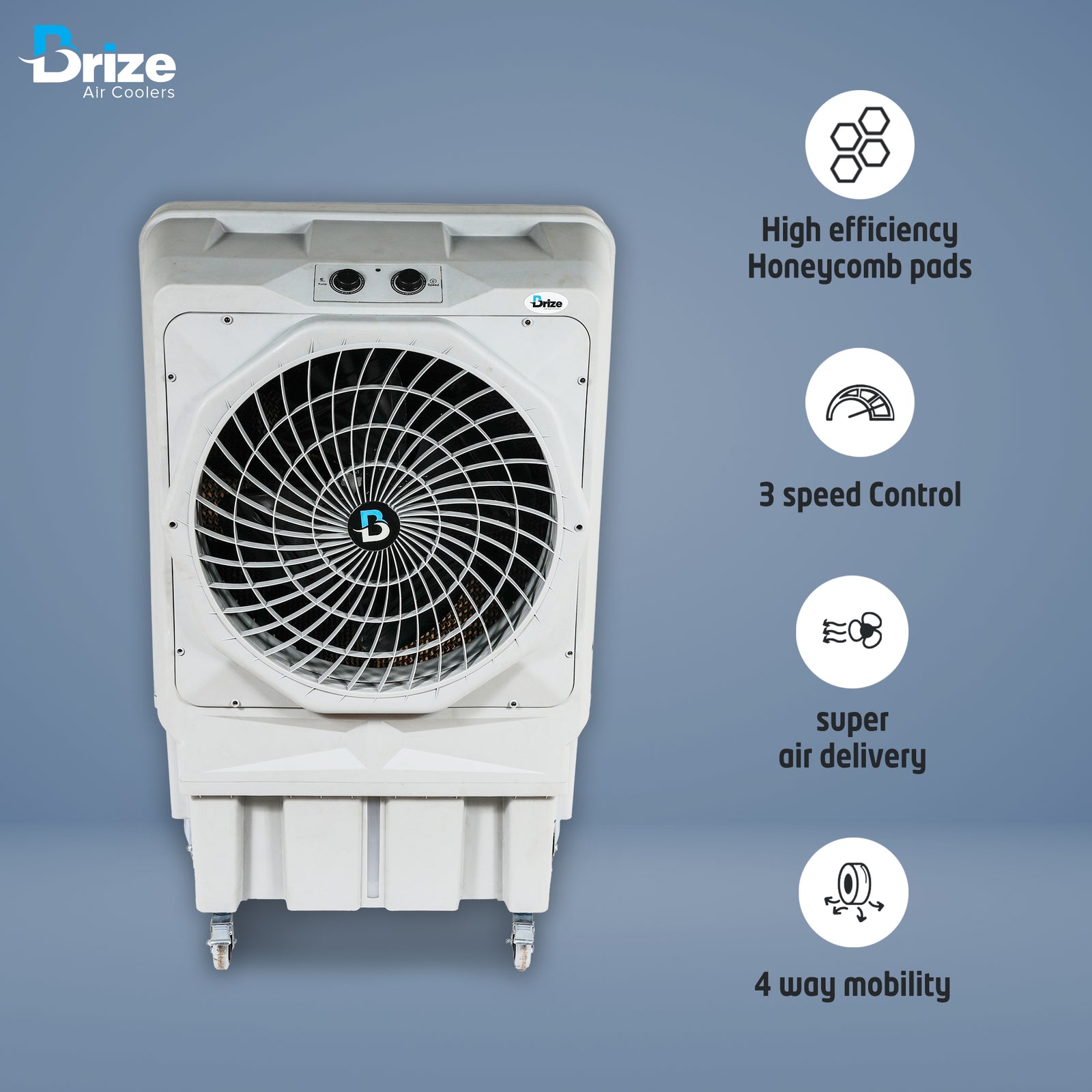 Glacier 110 Plastic Body Desert Air Cooler – BrizeCooler